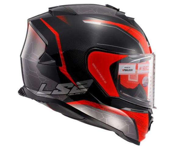 LS2 FF800 Storm II Classy Black Red Gloss Helmet – LazyAssBikers